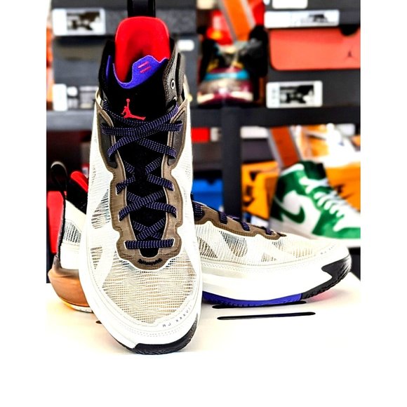 Nike | Shoes | Nike Air Jordan Xxxvii 37 Beyond Borders Light Bone ...